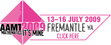 AAMT 2009 button / other images / Images / Media - Connect with: Maths ...